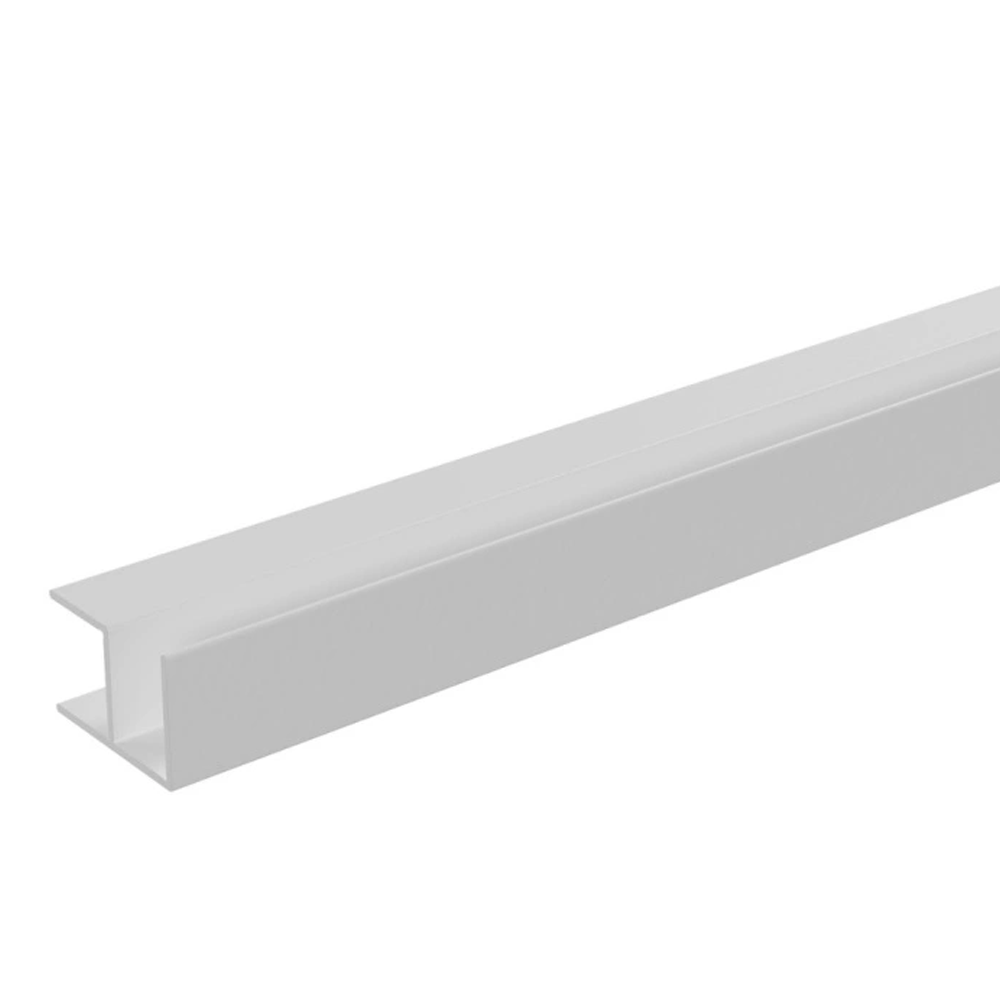 Showerwall 2450mm Extrusion External Corner Trim - White EC3