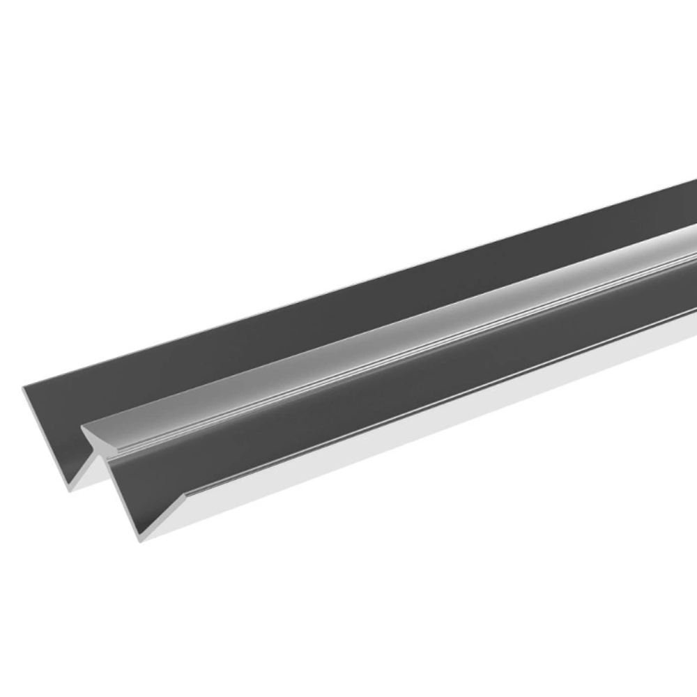Showerwall 2450mm Extrusion Internal Corner Trim - Bright Silver IC1