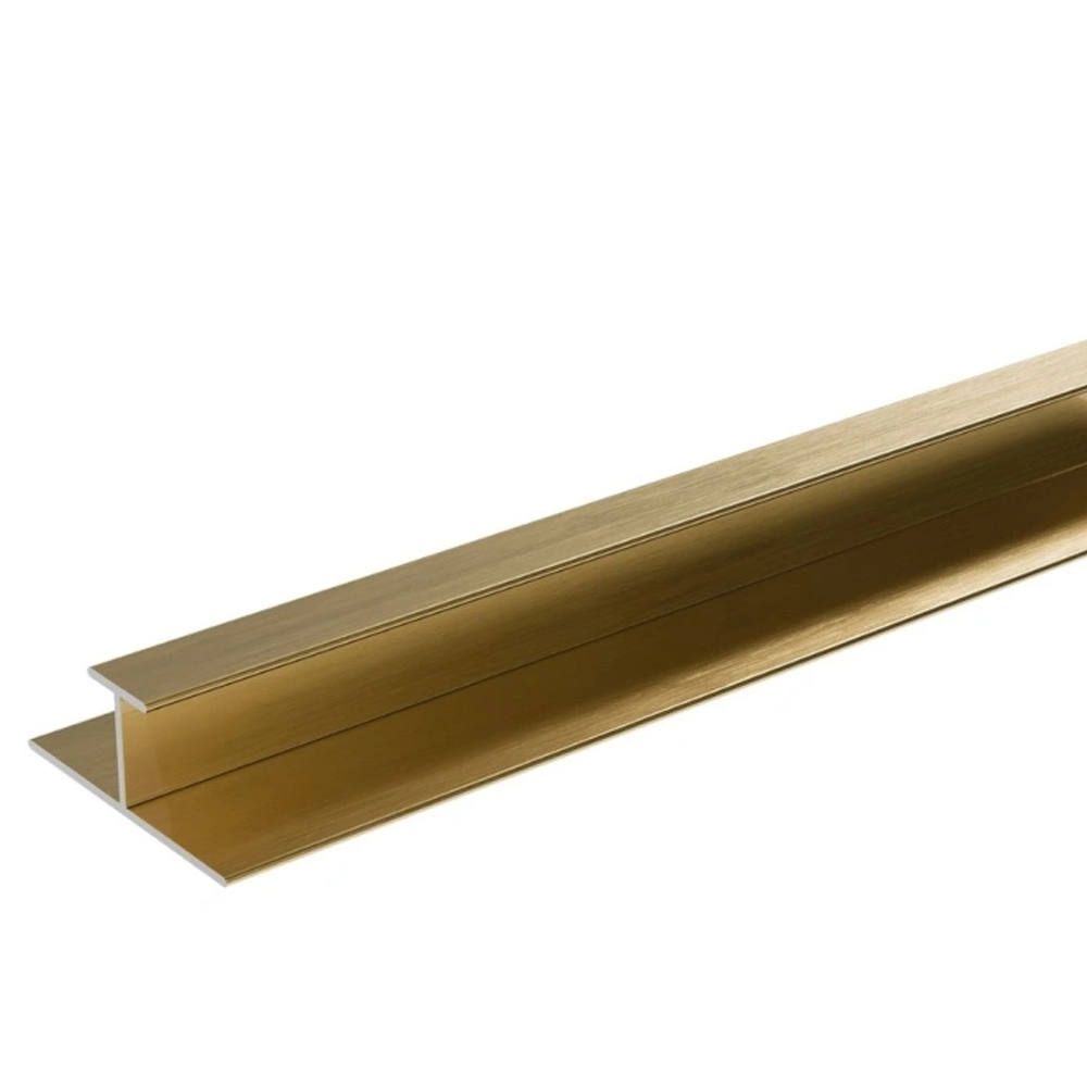Showerwall 2450mm Extrusion Joining Trim - Brushed Gold JT6