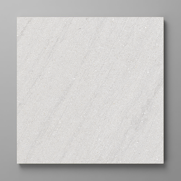 Sierra White Stone Effect Rectified Wall and Floor Tiles - 600 x 600mm