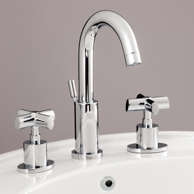 Silverdale Highgrove 3TH Basin Mixer With Pop Up Waste | Online Now