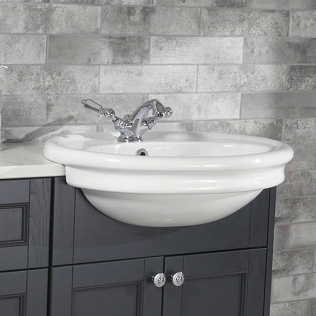 Silverdale Hillingdon Traditional Semi Recessed Basin | Available Now