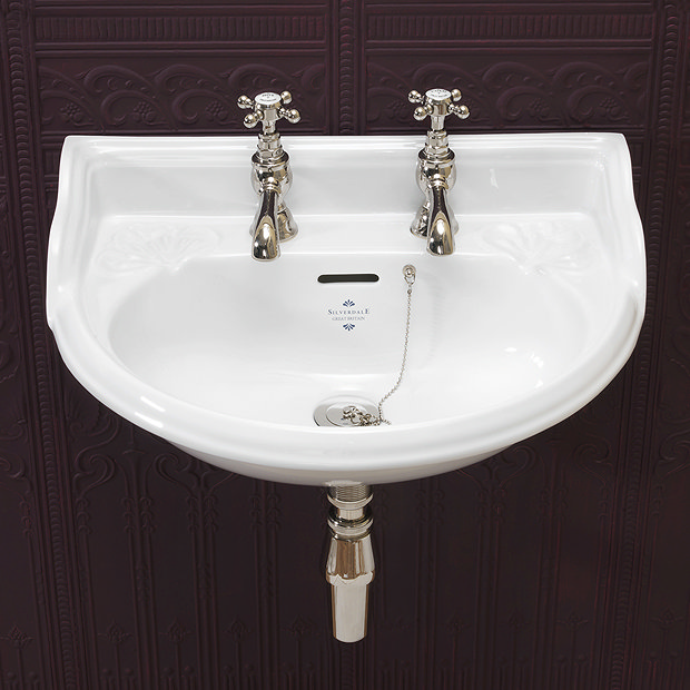Silverdale Victorian Wall Mounted Cloakroom Basin | Victorian Plumbing