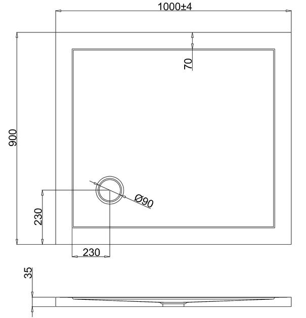 Crosswater Anti-Slip Rectangular Shower Tray | From Victorian Plumbing