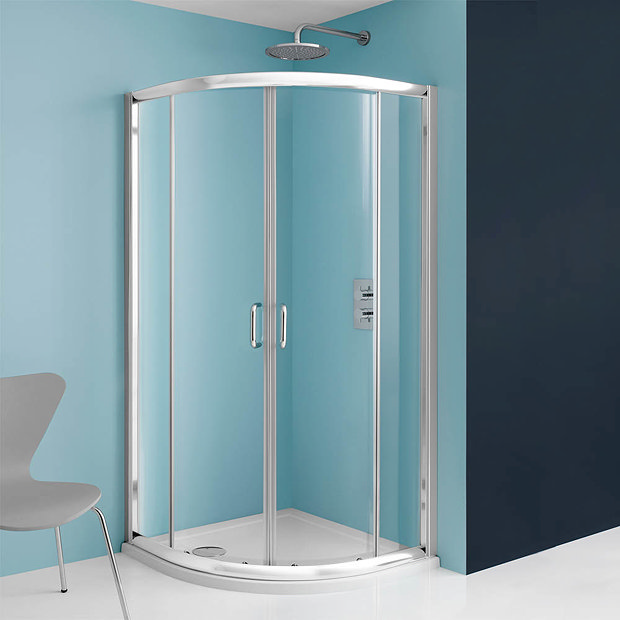 Crosswater - Supreme Luxury Curved Quadrant Shower Enclosure - 2 Size ...