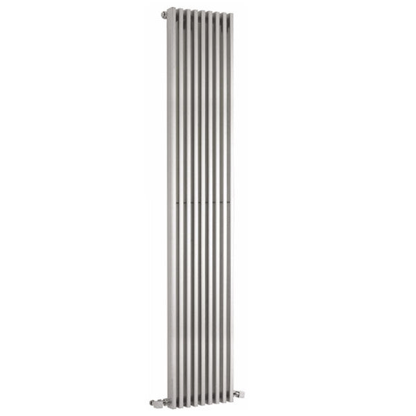Single Panel Designer Radiator 1800 x 342mm - High Gloss Silver - Ex ...