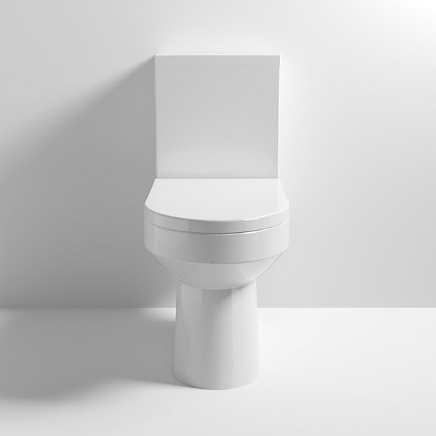 Sol Close Coupled Rimless Toilet + Soft Close Seat | Victorian Plumbing UK