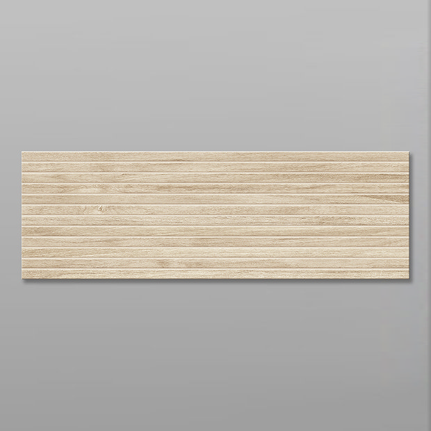Solano Honey Wood Effect Large Format Wall Tiles - 330 x 1000mm