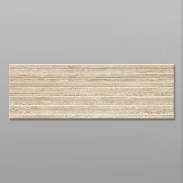 Solano Honey Wood Effect Large Format Wall Tiles - 330 x 1000mm