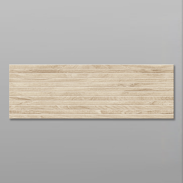 Solano Honey Wood Effect Large Format Wall Tiles - 330 x 1000mm
