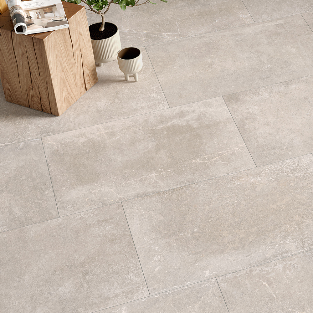 Stanford Grey Stone Effect Wall & Floor Tiles - 300 x 600mm