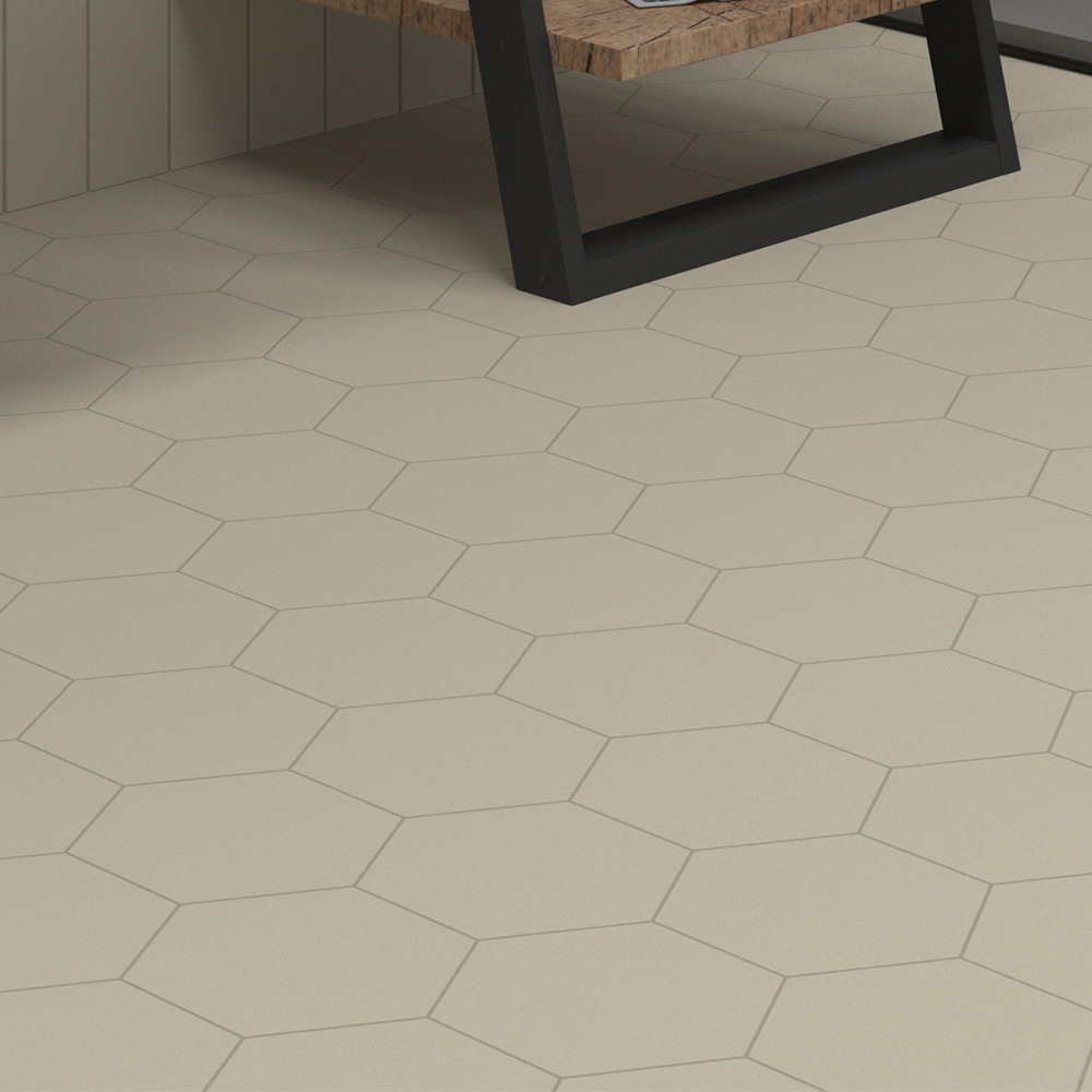 Stonehouse Studio Alvero Hexagon Beige Wall and Floor Tiles - 150 x 170mm