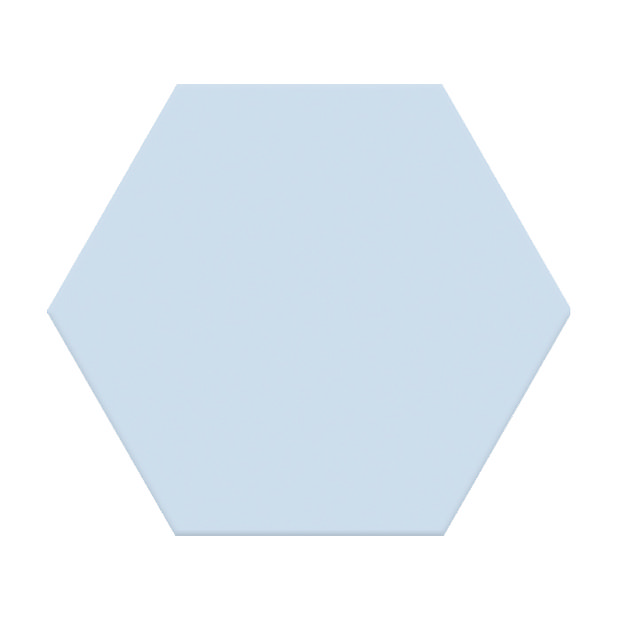 Stonehouse Studio Alvero Hexagon Light Blue Wall and Floor Tiles - 150 ...