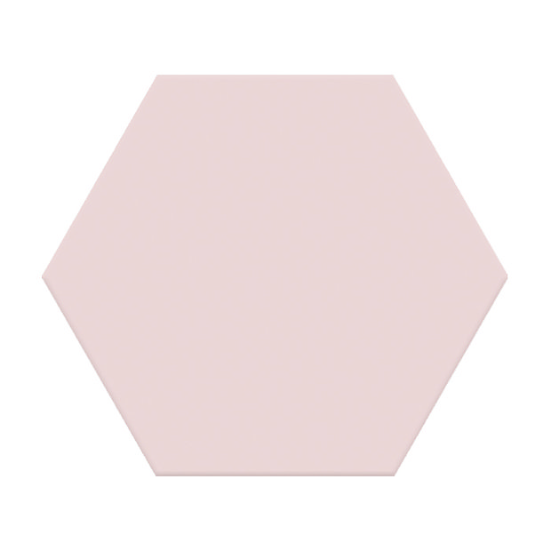 Stonehouse Studio Alvero Hexagon Pink Wall and Floor Tiles - 150 x 170mm