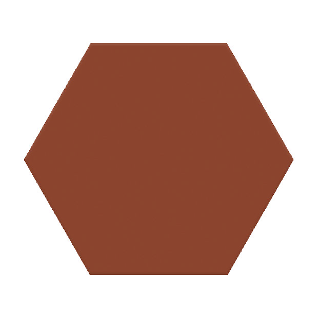 Stonehouse Studio Alvero Hexagon Rust Wall and Floor Tiles - 150 x 170mm