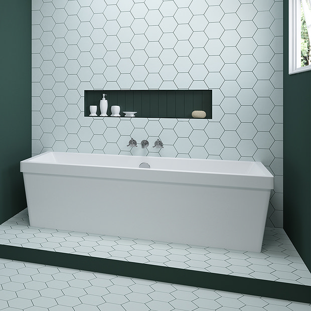 Stonehouse Studio Alvero Hexagon Black Wall and Floor Tiles - 150 x 170mm