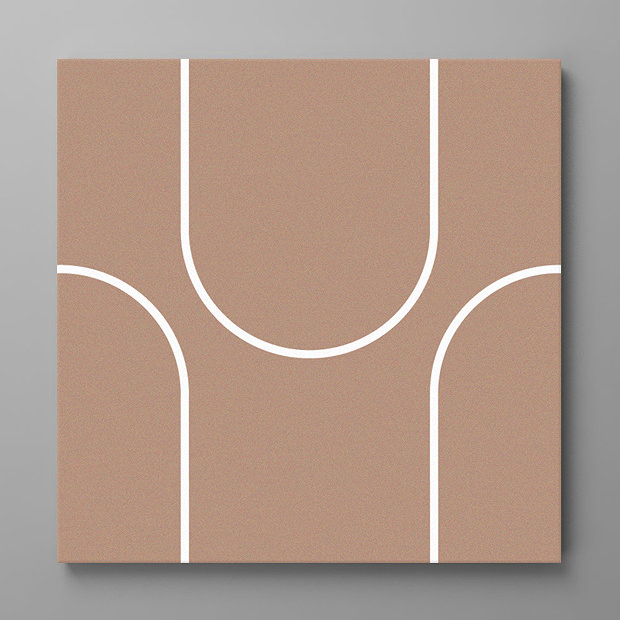 Stonehouse Studio Archie Terracotta Wall & Floor Tiles - 225 x 225mm