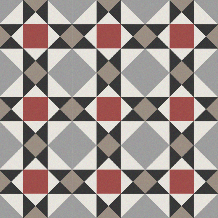 Stonehouse Studio Buxton Terracotta Patterned Wall and Floor Tiles ...