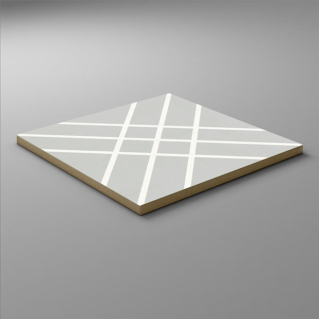 Stonehouse Studio Crossroads Dove Tiles - 225 x 225mm