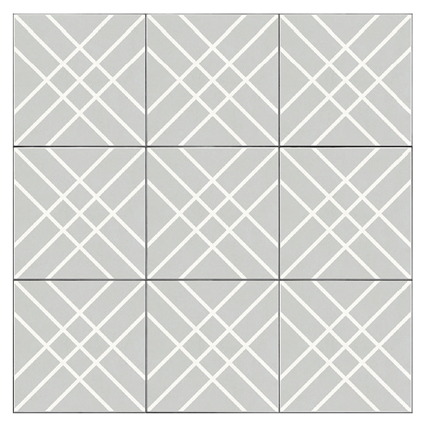 Stonehouse Studio Crossroads Dove Tiles - 225 x 225mm