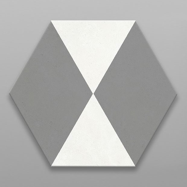 Stonehouse Studio Fiesta Hexagon Black Wall and Floor Tiles - 225 x 259mm