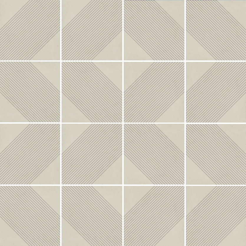 Stonehouse Studio Helsinki Putty Geometric Wall and Floor Tiles - 225 x ...