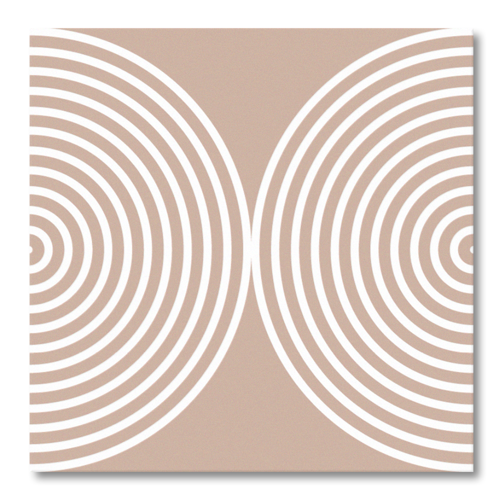 Stonehouse Studio Ibiza Peach Patterned Wall and Floor Tiles - 225 x 225mm