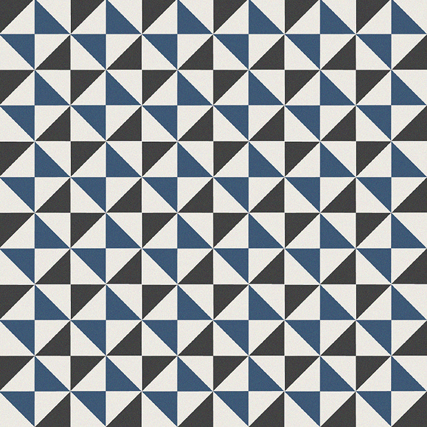 Stonehouse Studio Matlock Indigo Navy Patterned Wall and Floor Tiles ...