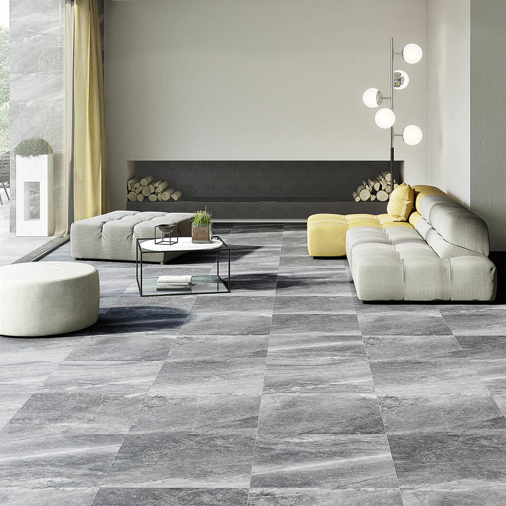 Stonehouse Studio Grey Stone Effect Tiles - Novus | Victorian Plumbing