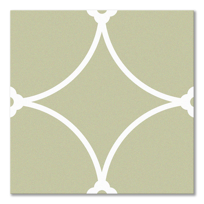 Stonehouse Studio Tatton Fern Wall & Floor Tiles - 225 x 225mm