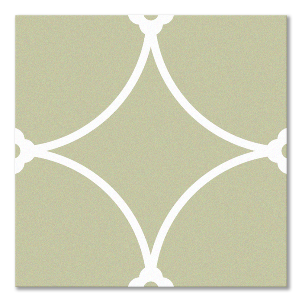 Stonehouse Studio Tatton Fern Wall & Floor Tiles - 225 x 225mm