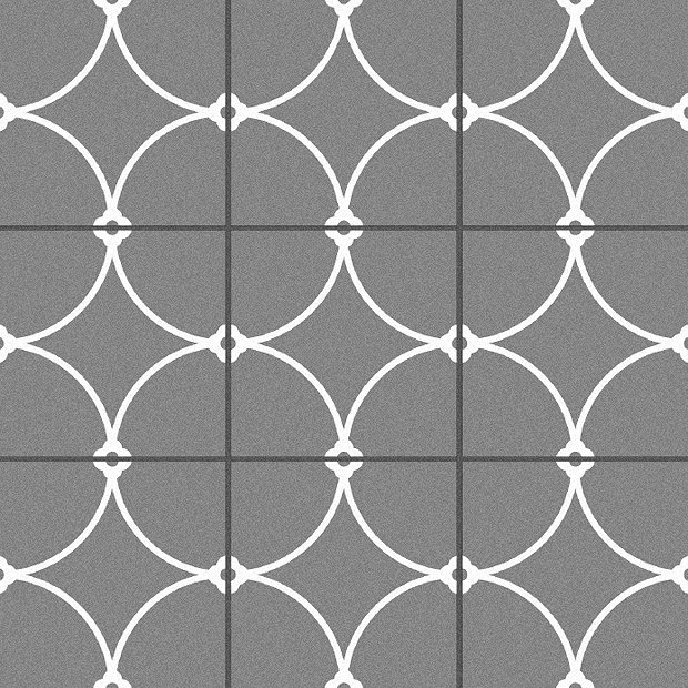 Stonehouse Studio Tatton Graphite Wall & Floor Tiles - 225 x 225mm