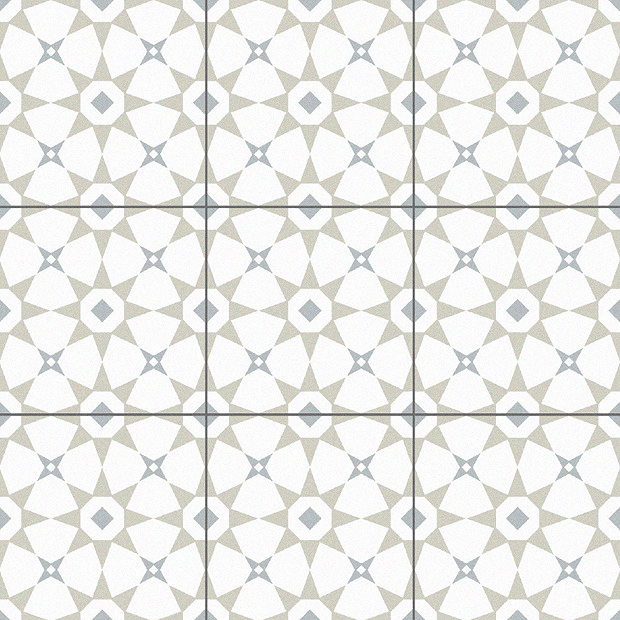 Stonehouse Studio Valletta Pebble Patterned Wall and Floor Tiles - 225 ...