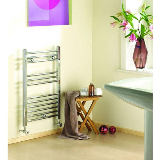 Straight Multi-Rail Radiator 500 x 800mm - Chrome - Ex Display at ...