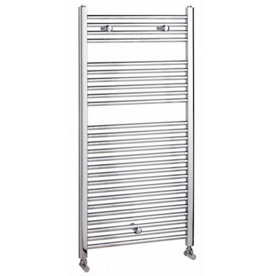 Straight Multi-Rail Radiator 600 x 1200mm - Chrome - Ex Display at ...