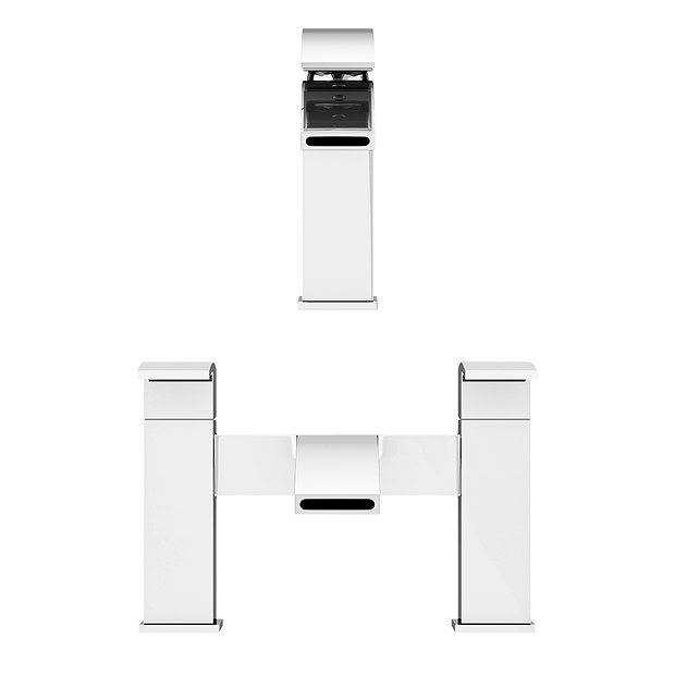 Summit Modern Tap Package (Bath + Basin Tap) | Victorian Plumbing UK