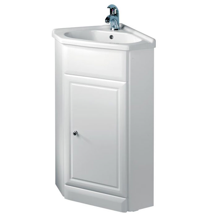 Tavistock Aspen 570mm Corner Unit & Basin | Victorian Plumbing.co.uk
