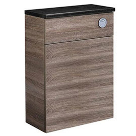 Tavistock Courier 600mm Semi-Countertop Unit & Basin | Havana Oak