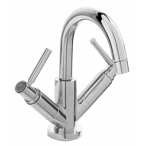 Hudson Reed Tec Lever Mono Basin Mixer with swivel spout and waste ...