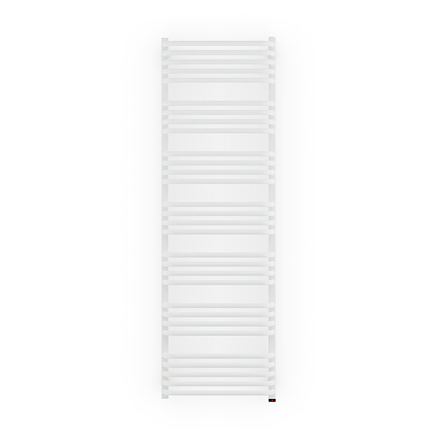 Terma Alex One H1580 x W500mm White Electric Only Towel Rail