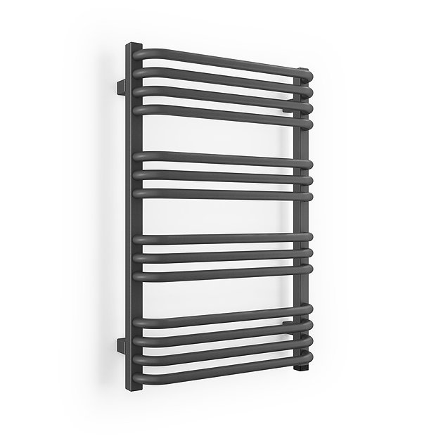 Terma Alex One H760 x W500mm Modern Grey Electric Only Towel Rail