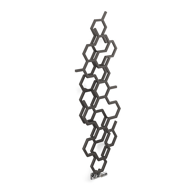 Terma Hex Sparkling Grey Designer Radiator H1700 x W573mm