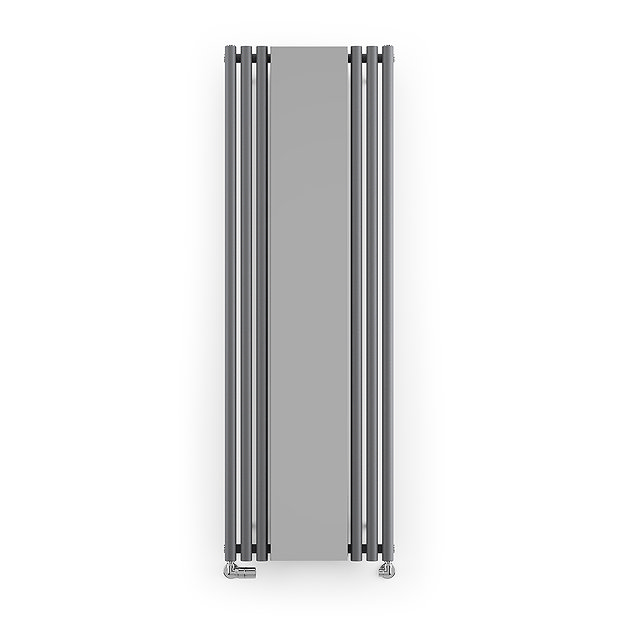 Terma Rolo Mirror H1800 x W590mm Modern Grey Designer Radiator