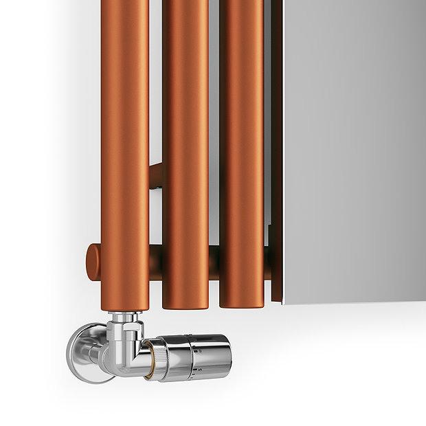 Terma Rolo Mirror H1800 x W590mm True Copper Designer Radiator
