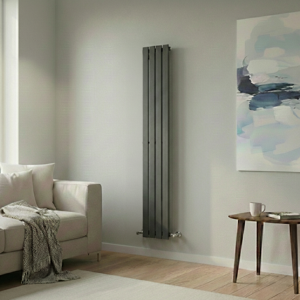 The Heating Co. Modern 1800 x 272mm Vertical Double Flat Panel ...