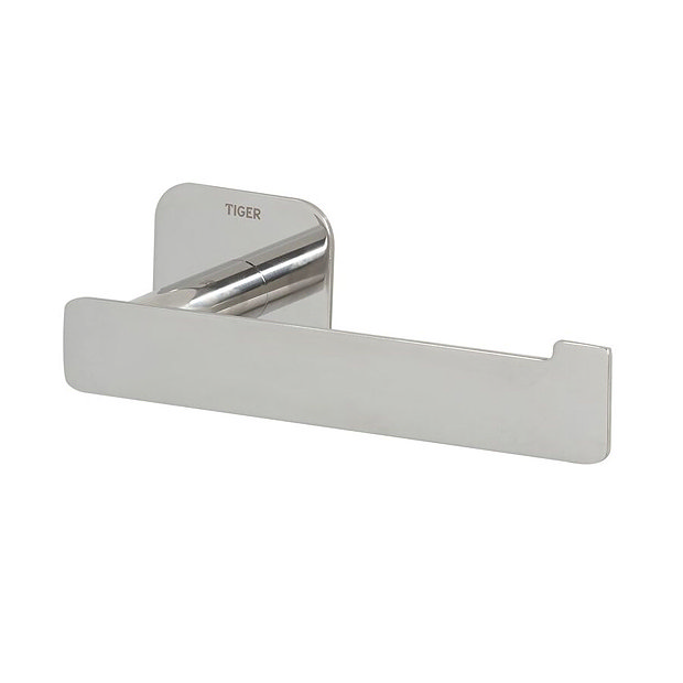Tiger Colar Toilet Roll Holder - Polished Stainless Steel
