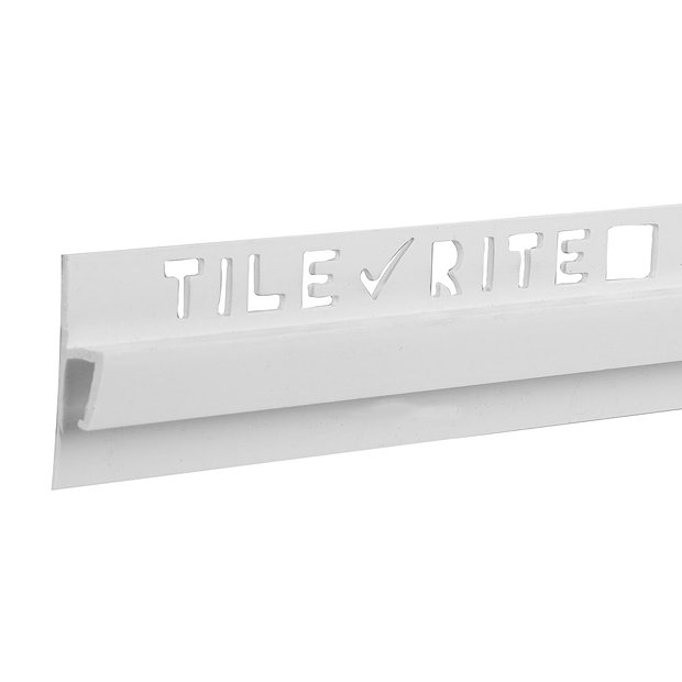 Tile Rite Vinyl to Tile Capping - White