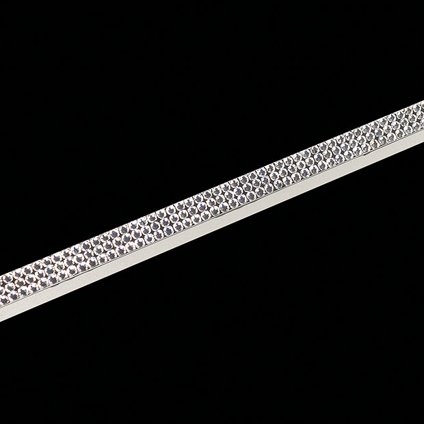 Tilebank 10mm Perla Silver Fully Covered Tile Trim - TTDC121