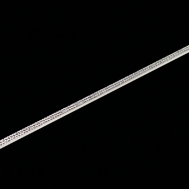 Tilebank 10mm Perla Silver Fully Covered Tile Trim - TTDC120