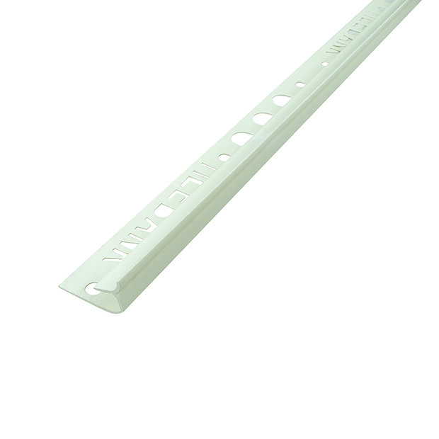 Tilebank 10mm Soft Cream PVC Internal Edge Trim - PISC10